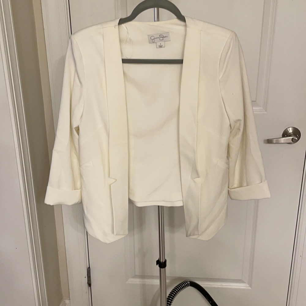 Jessica Simpson White Chic Blazer - Gem